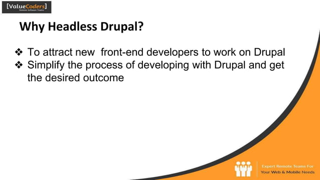 What is headless drupal? | PPT