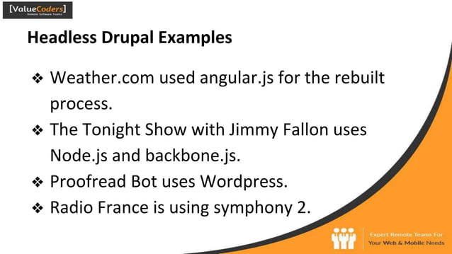 What is headless drupal? | PPT