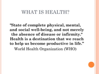 What is health and wellness | PPT