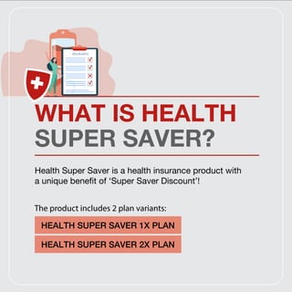 What is Health Super Saver? - Future Generali | PDF