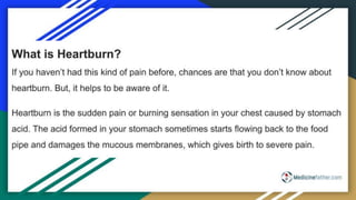 What is heartburn? How to treat it? | PDF