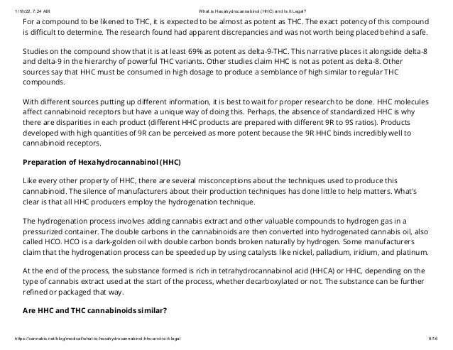 What is Hexahydrocannabinol (hhc) and What Does It Do? | PPT