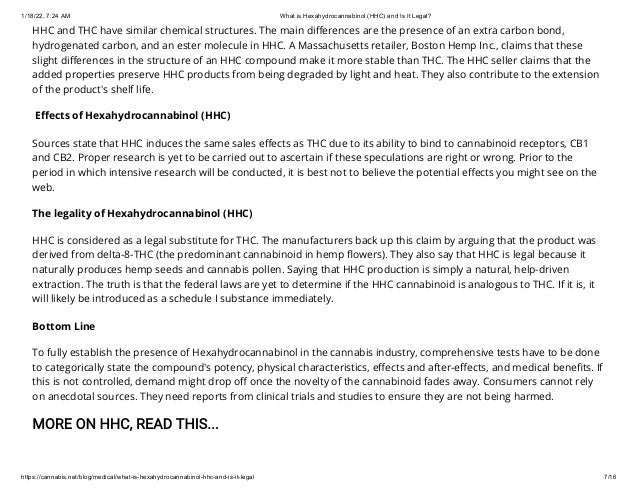 What is Hexahydrocannabinol (hhc) and What Does It Do? | PPT