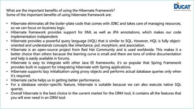 What is Hibernate Framework? | PPT