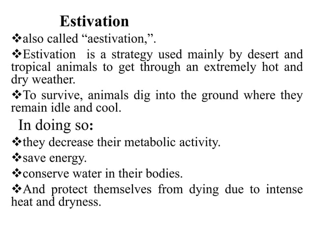 What is hibernation | PPTX | Lung and Respiratory Health | Diseases and ...