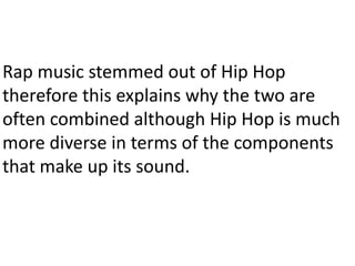 What is hip hop | PPTX