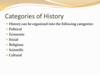 What is history | PPTX