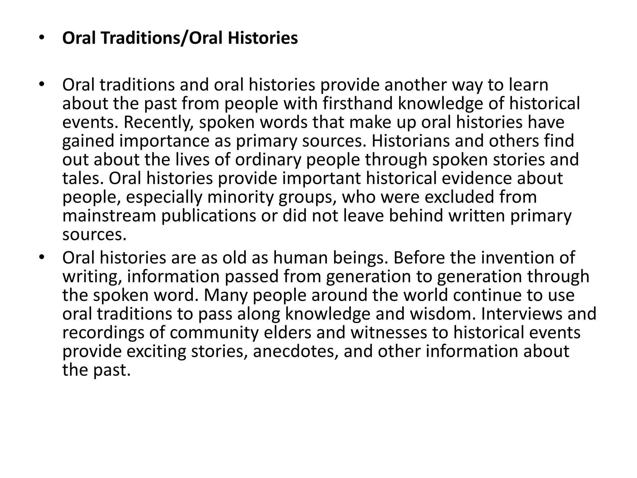 What is history | PPTX