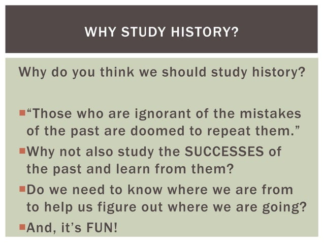 What is history | PPT