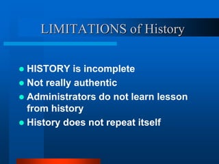 What is History.ppt