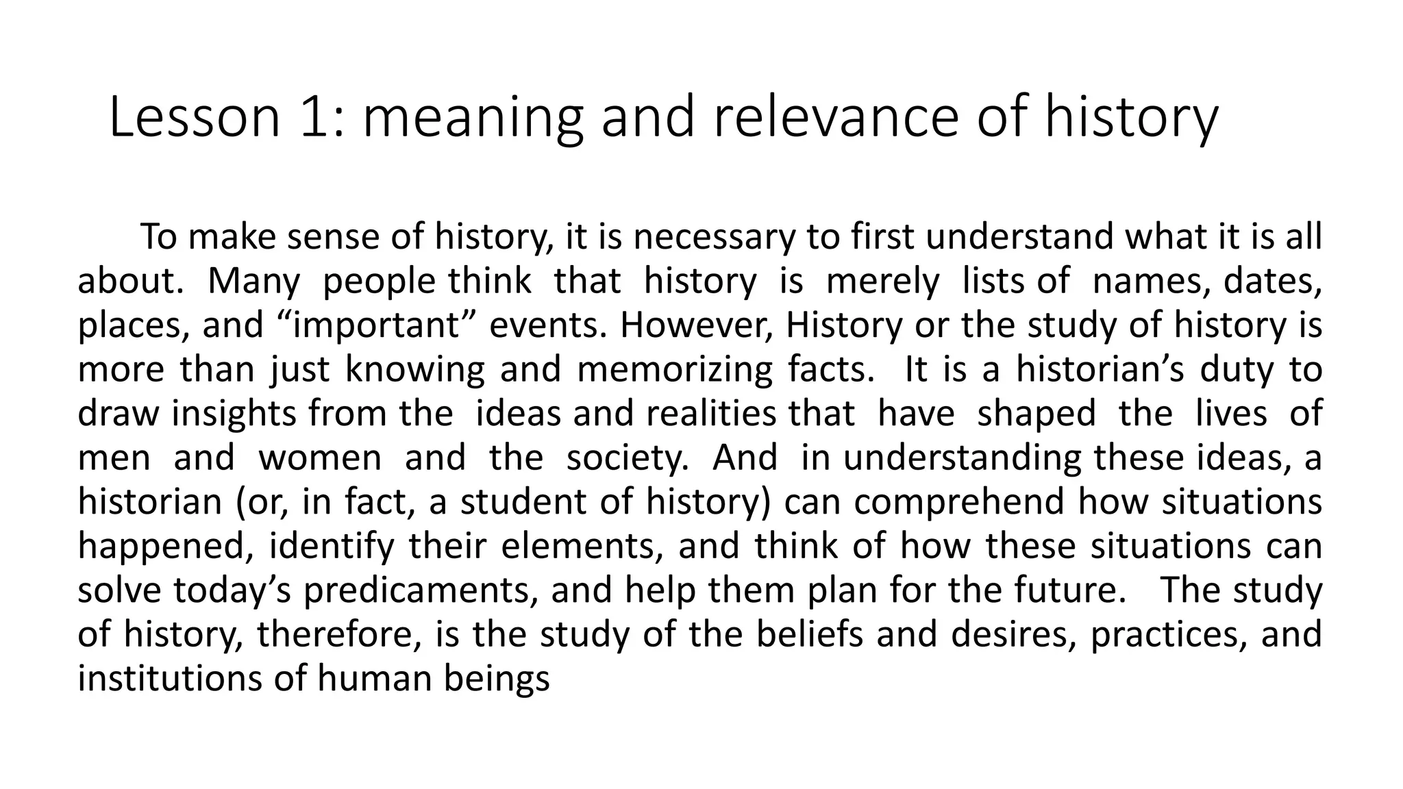 What is History GE112.pptx