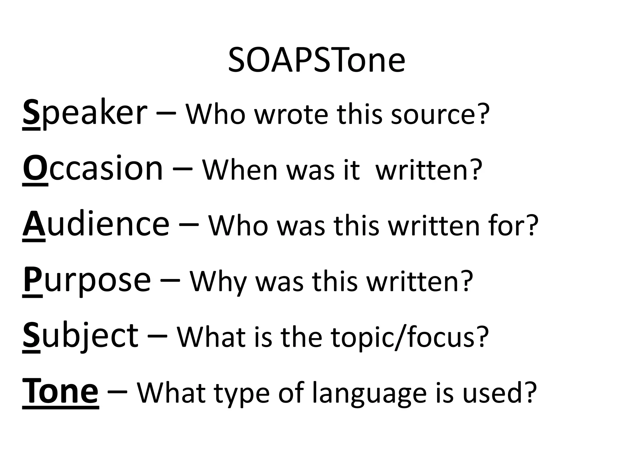 What is history soapstone | PPTX