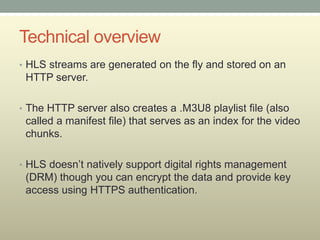 What is hls streaming | PPTX