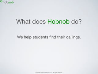 What is hobnob for college students | PDF | Education