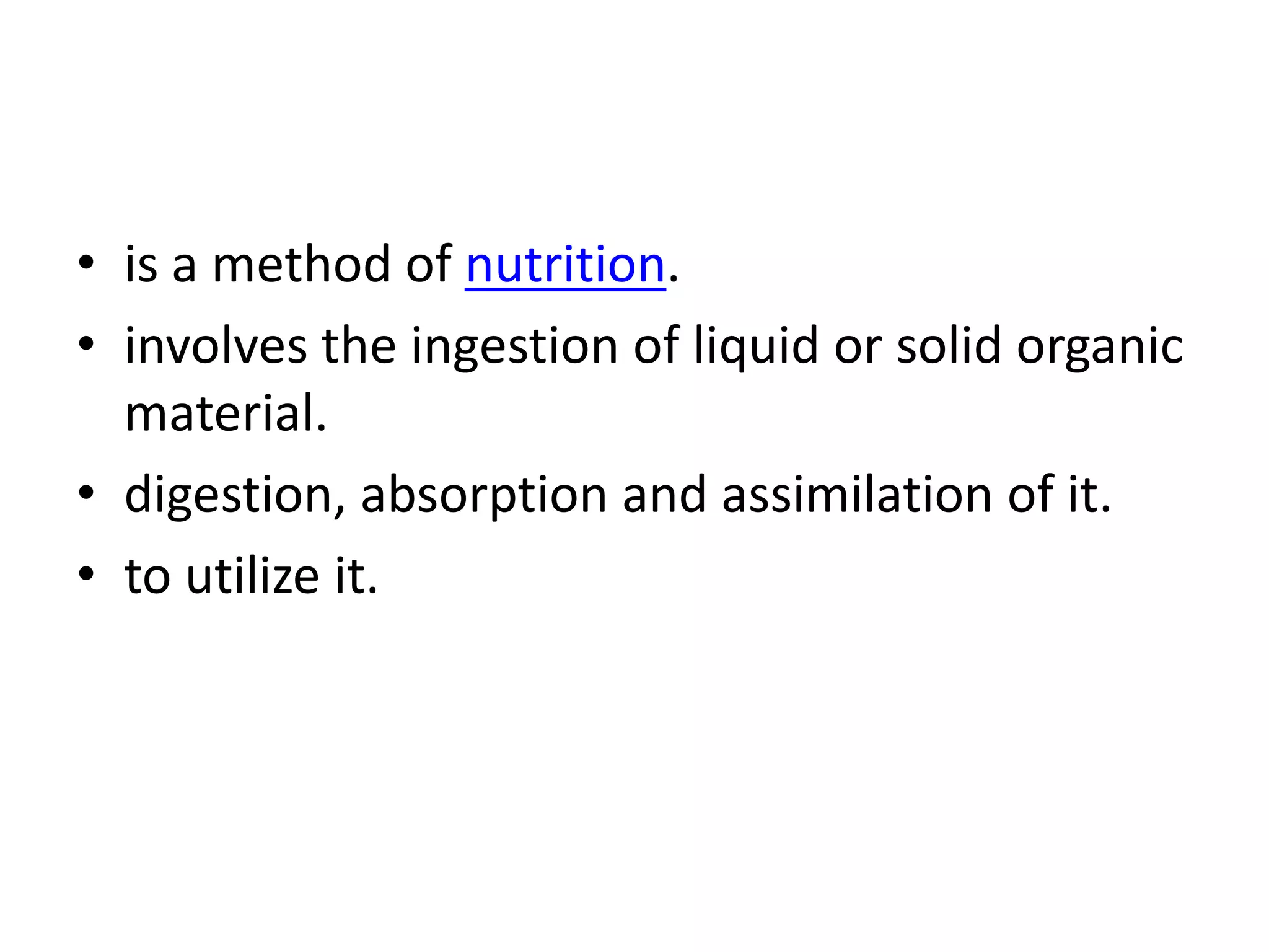 What is holozoic nutrition | PPTX