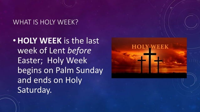 What is Holy Week | PPTX