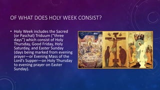 What is Holy Week | PPTX