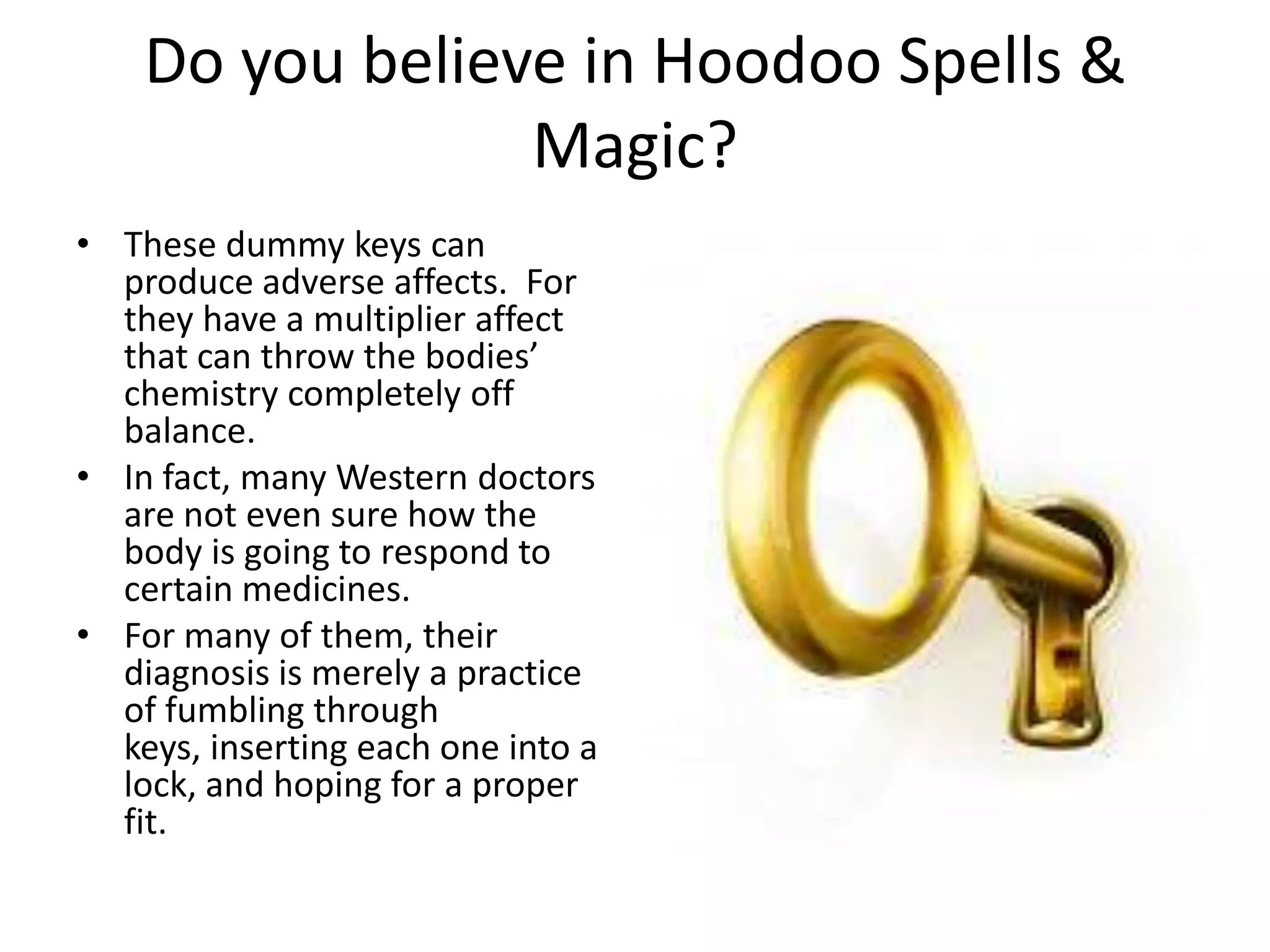 What is hoodoo magic and spells | PPTX
