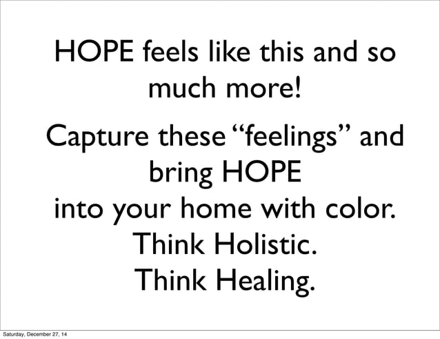 What Is The Color of HOPE?