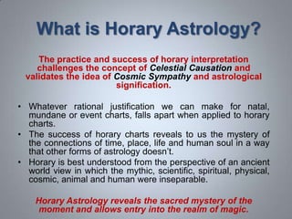 What is horary astrology | PPTX