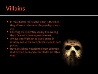 What is horror | PPT