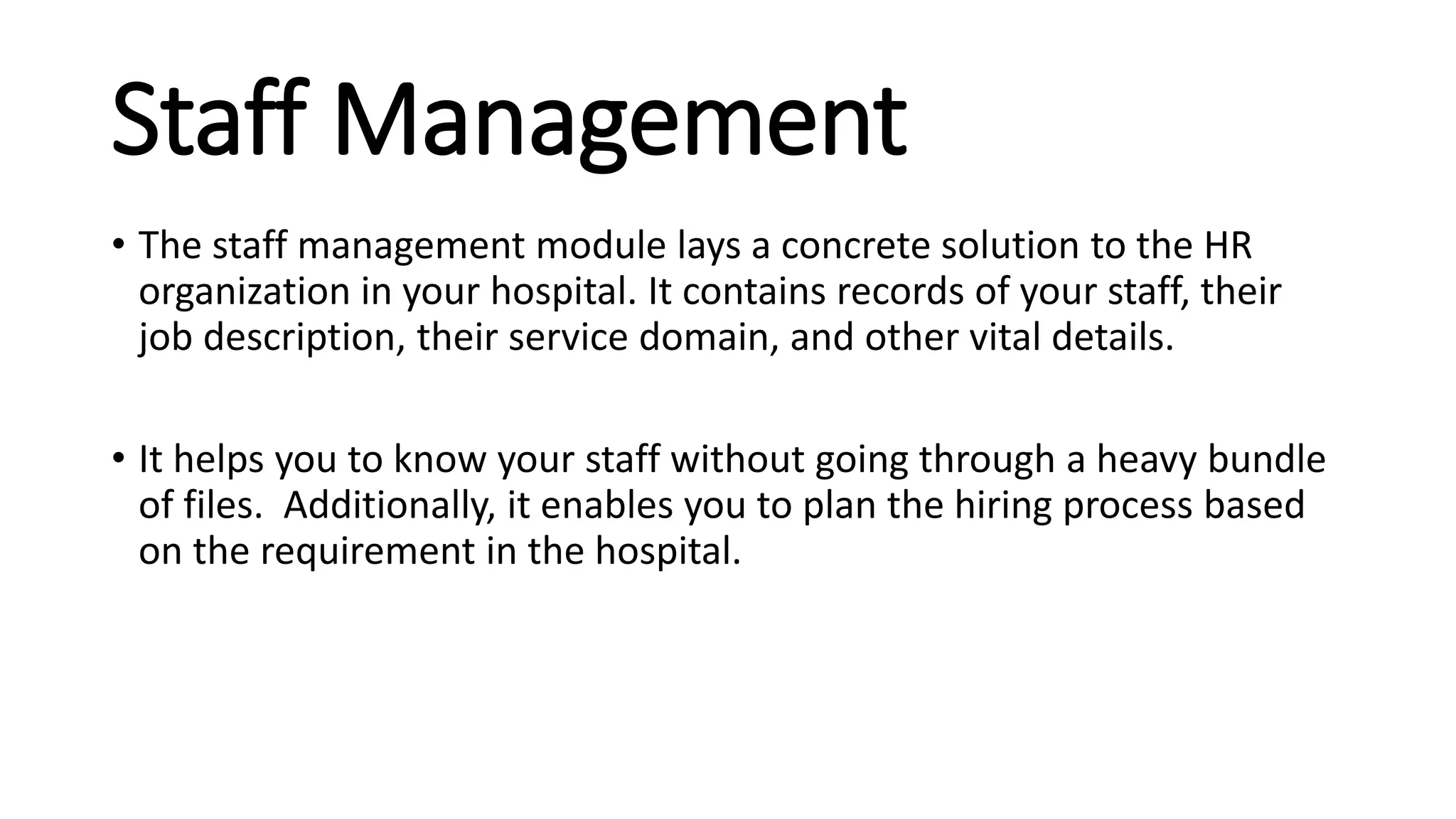 What is Hospital Management System.pptx | Healthcare Industry | Industries