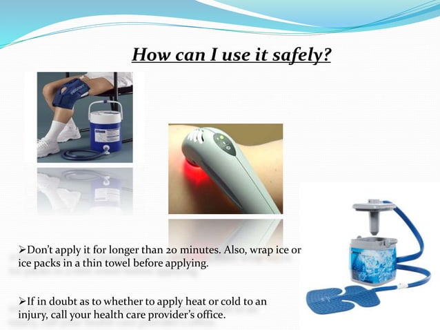 What Is Hot & Cold Therapy & How To Apply? | PPTX | First Aid | Injuries