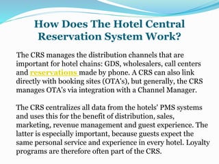 What Is Hotel CRS? | PPTX