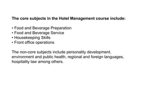 What is Hotel Management all about? | PPTX