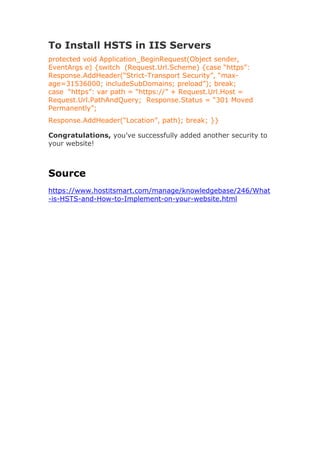 What is HSTS.pdf