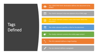 Basics of HTML | PPT