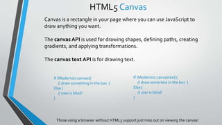 What is HTML 5? | PPTX