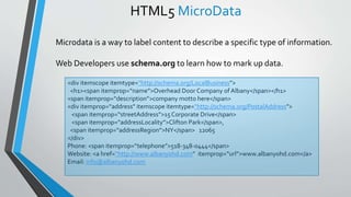 What is HTML 5? | PPTX