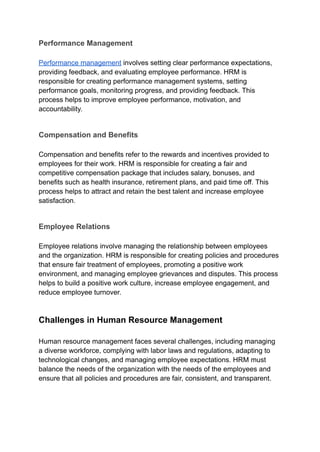 What is Human Resource Management.pdf | Human Resources | Business