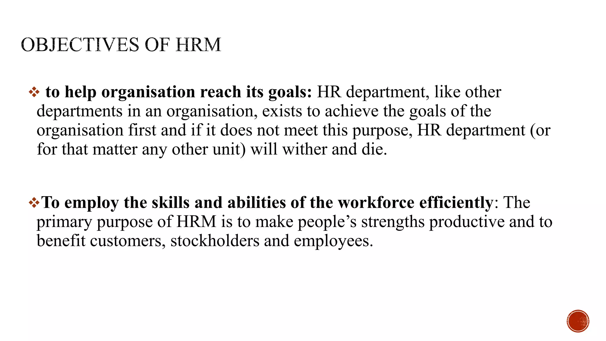 What is human resource management, Nature, Scope, Objectives and ...