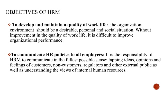 What is human resource management, Nature, Scope, Objectives and ...