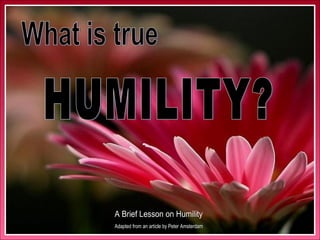 what_is_humility | PPT