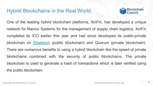 What is hybrid blockchain how can it help to solve everyday problems | PPT