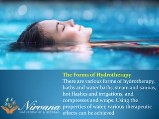 What is hydrotherapy relation between water and health | PDF | First Aid | Injuries
