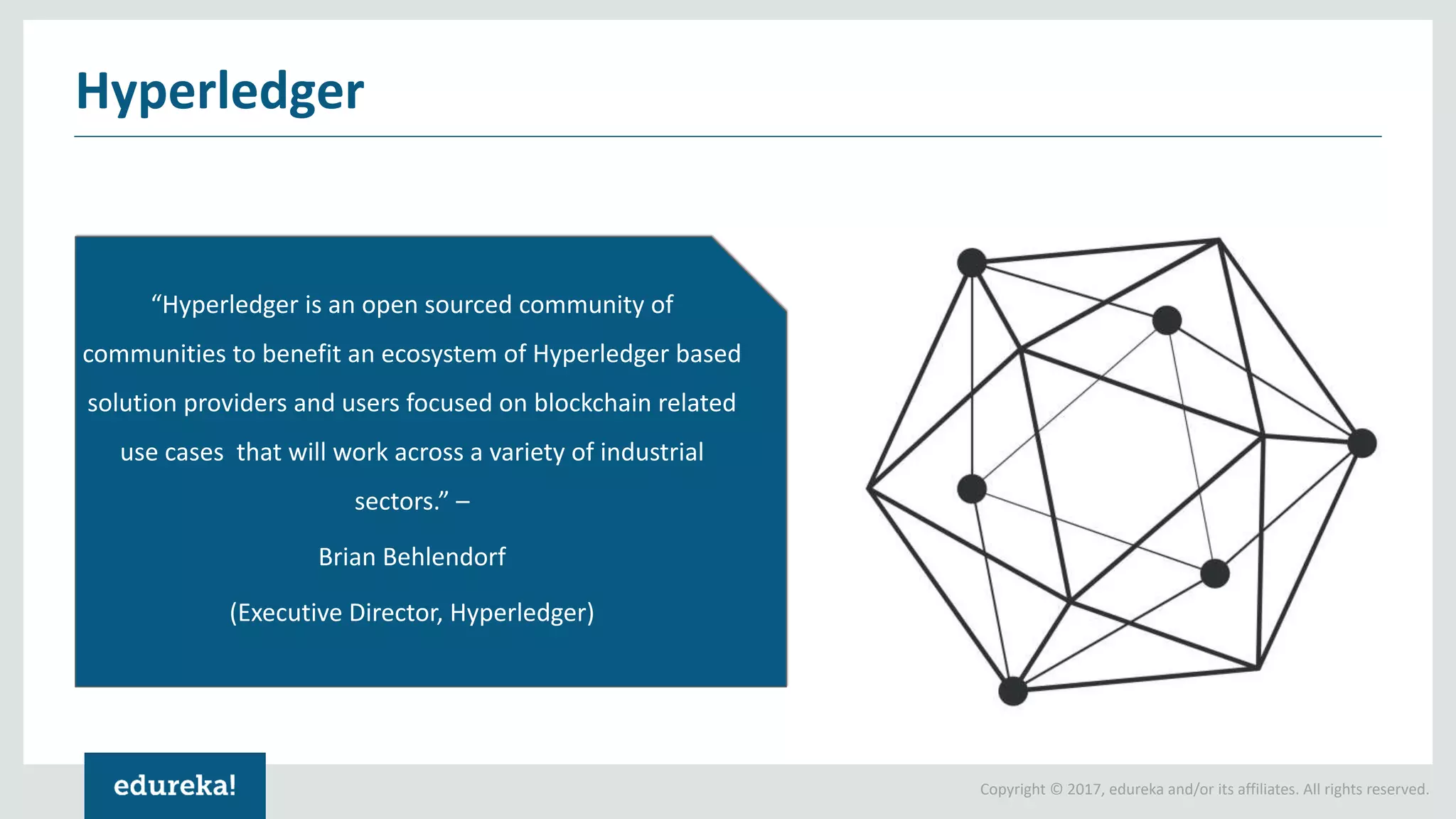 What Is Hyperledger Blockchain Technology Blockchain Tutorial For Beginners Edureka Ppt