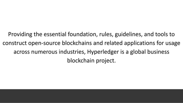 What is Hyperledger Development? | PDF