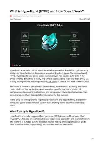 What is Hyperliquid HYPE and How Does It Work.pdf