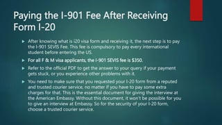 What is i20 visa form | PPTX