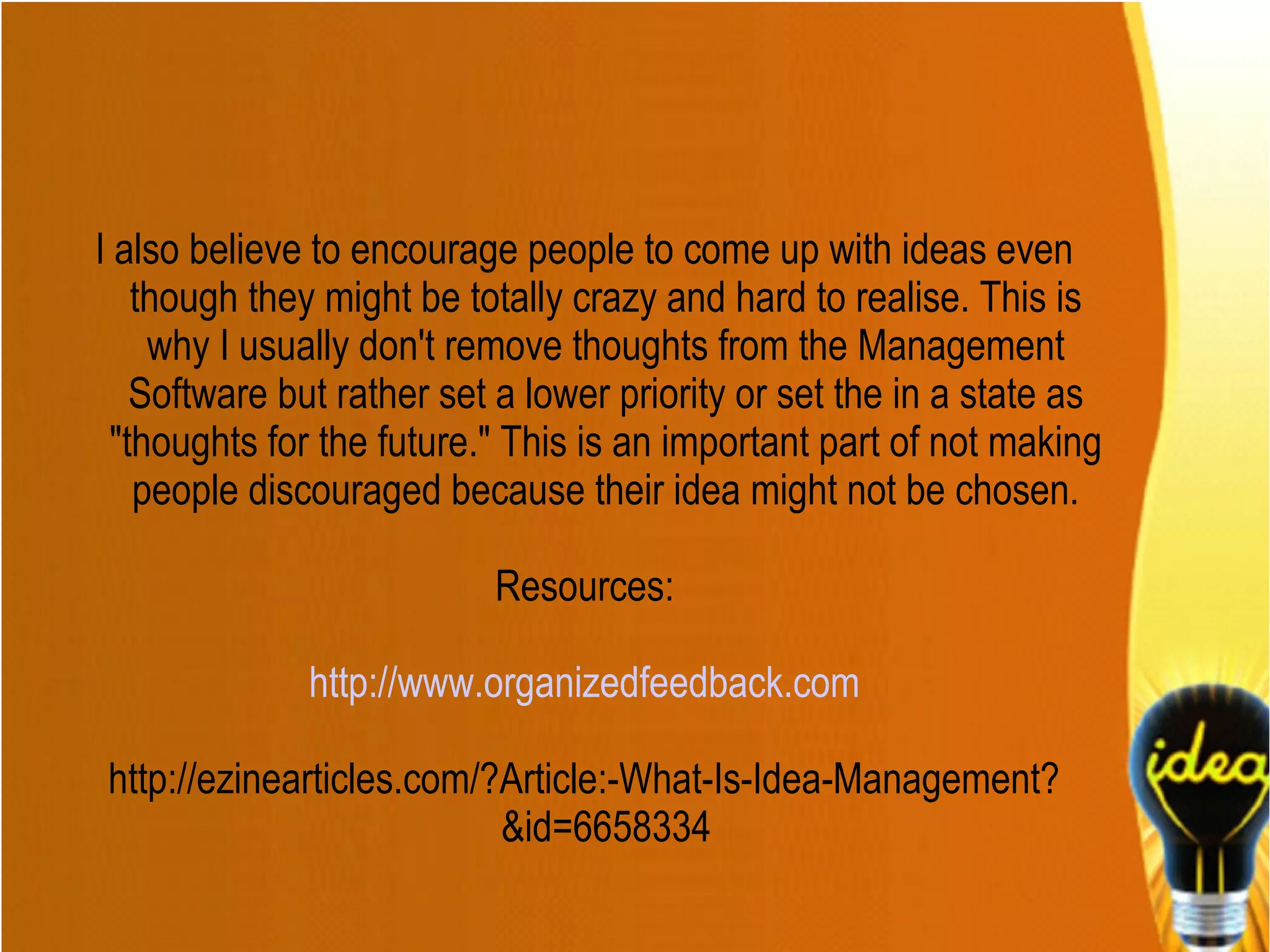 What is Idea Management? | PPT