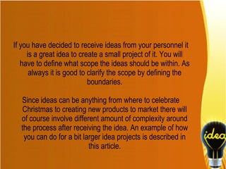 What is Idea Management? | PPT