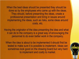 What is Idea Management? | PPT