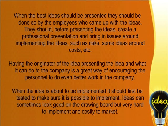 What is Idea Management? | PPT