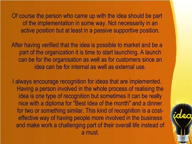 What is Idea Management? | PPT