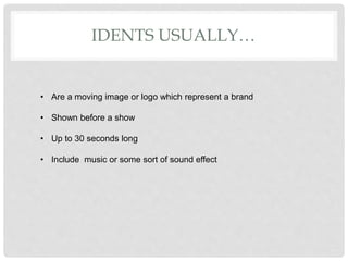 What is Ident? | PPT