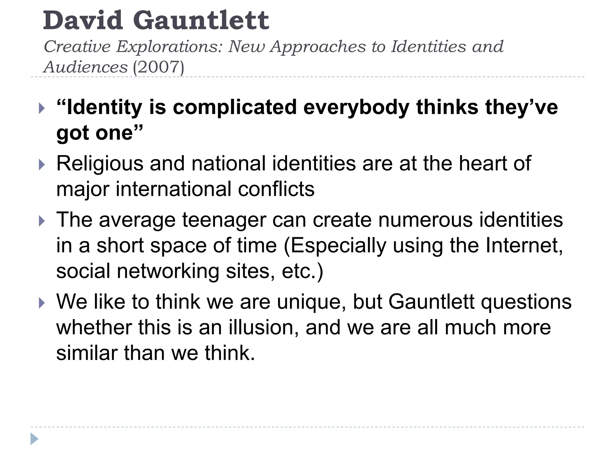 What is identity | PPTX